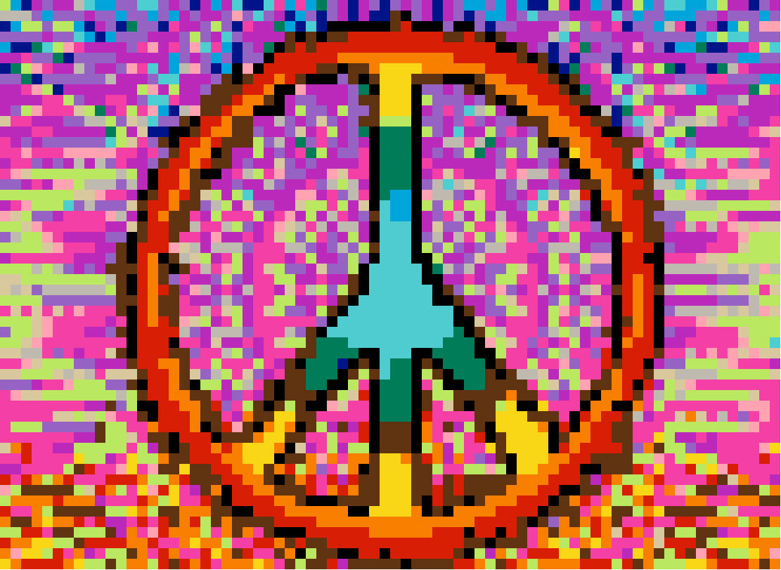 Hippie Peace Sign Wallpaper